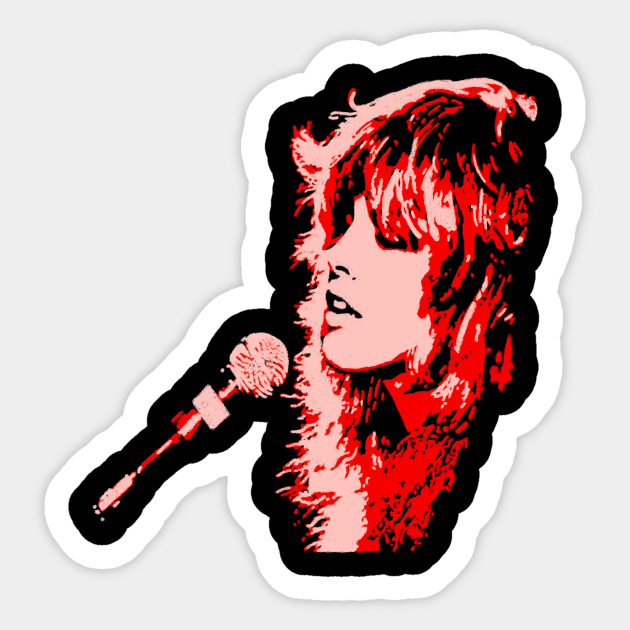 Stevie Nicks Retro Style Fan Art Stevie Nicks Sticker Teepublic